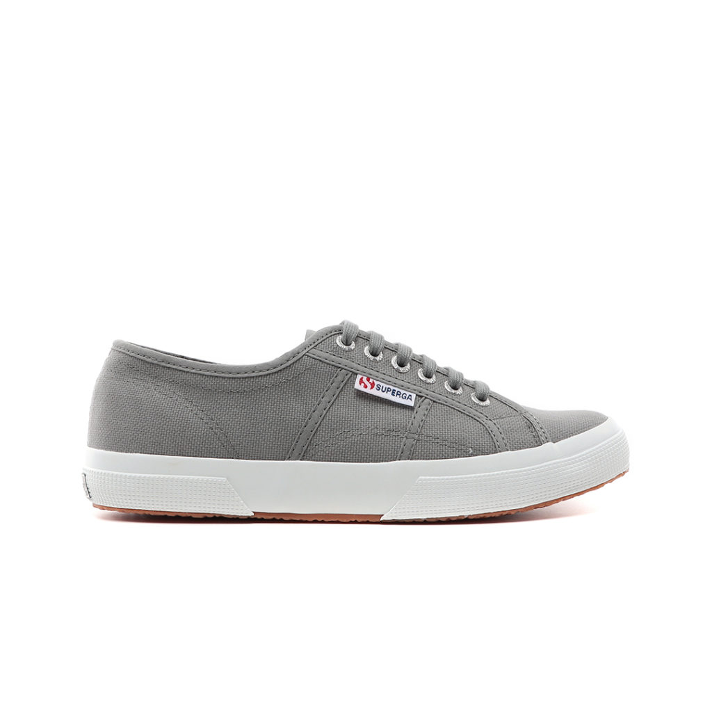 Superga - Classic Canvas Sneaker Grey White - Mr. Tekkie