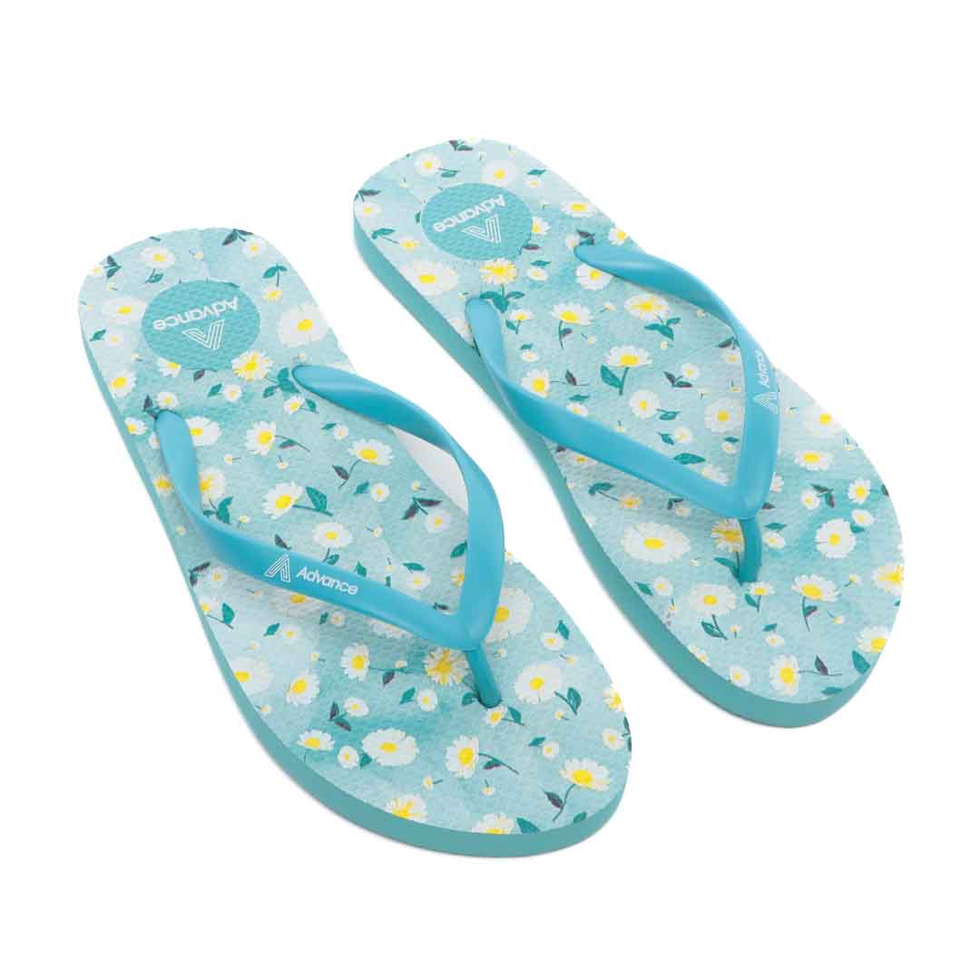 Advance – Aruba Printed Womens Flip Flop Light Blue - Mr. Tekkie